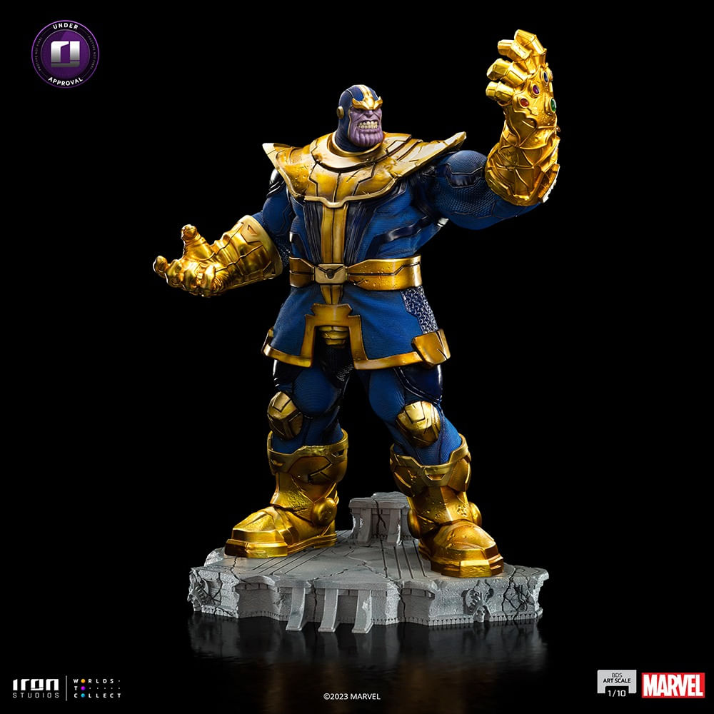Thanos Infinity Gauntlet luxury statue at Iron Studios - Iron Studios ...