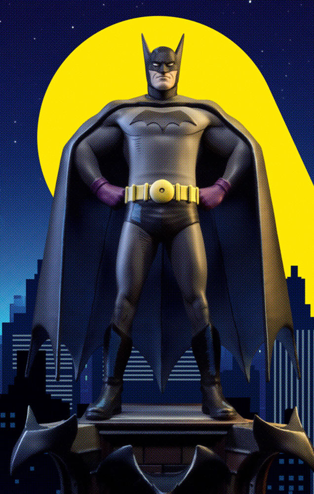 Statue Batman First Appearance - DC Comics - Art Scale 1/10 - Iron ...